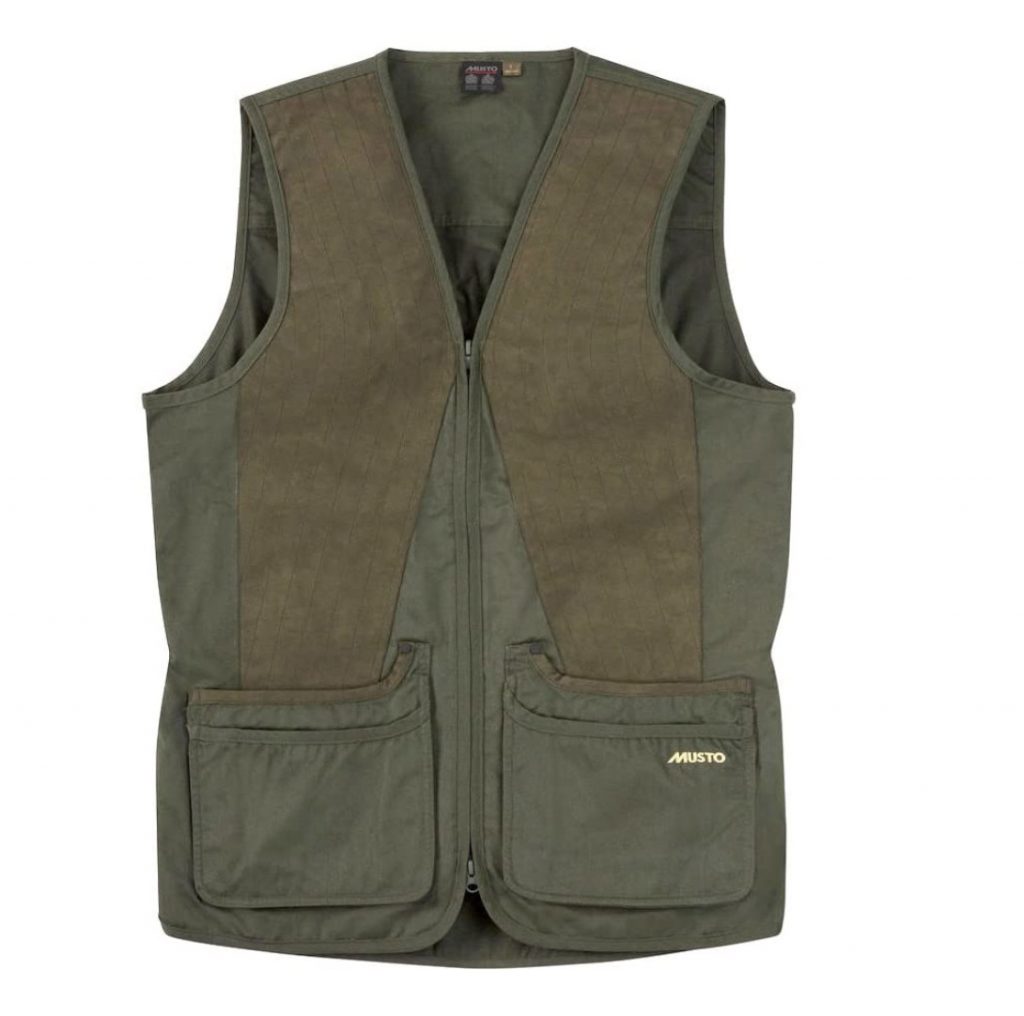MUSTO Clay Shooting Vest Vineyard Green - Shooting Vests